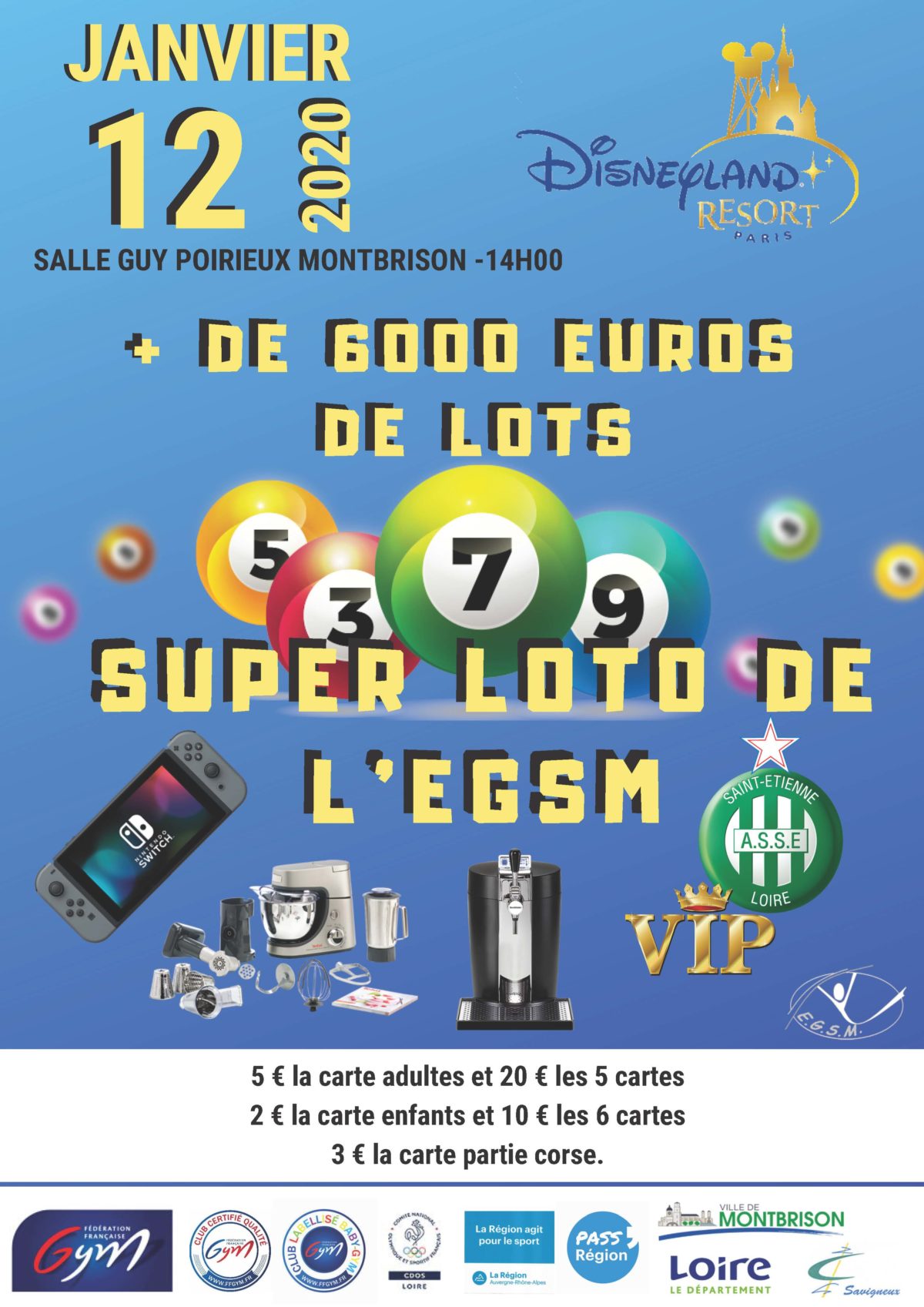 affiche loto - EGSM